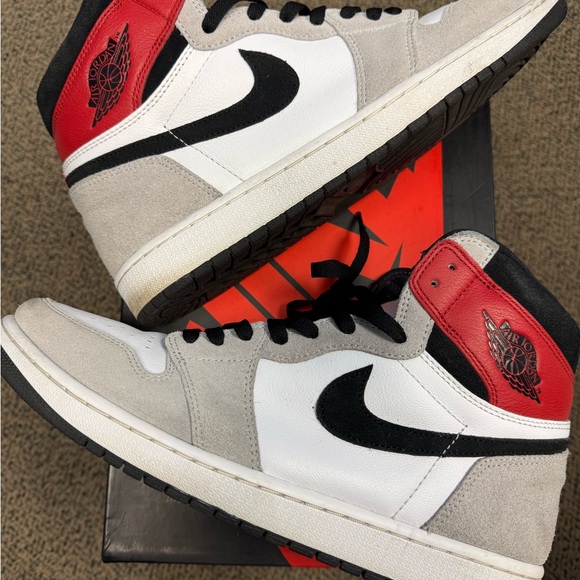 Jordan | Shoes | Jordan Retro High Light Smoke Grey High Top Sneakers ...